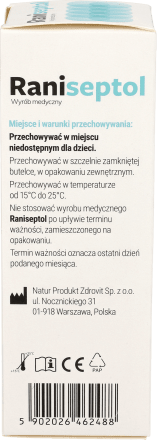 ZDROVIT Spray na rany RANISEPTOL, 125 ml kupuj online, zawsze w ...