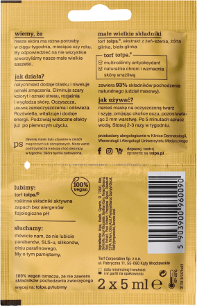 tołpa masking więcej blasku maseczka rozświetlająca przeciw oznakom ...