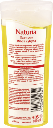 Joanna Naturia Mini Szampon z miodem i cytryną, 100 ml kupuj w zawsze ...