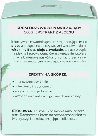 AA Aloes 100% aloe vera extract Krem odżywczo-nawilżający dzień/noc, 50 ml kupuj w zawsze ...