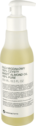 Botanicapharma Olej migdałowy czysty (pompka), 250 ml kupuj w zawsze korzystnych cenach | dm.pl