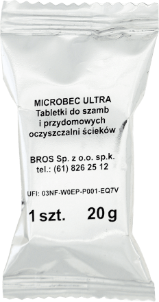 BROS Tabletka do szamb, Microbec ULTRA, 1 szt. kupuj w zawsze ...