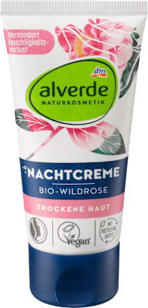 alverde NATURKOSMETIK Noćna krema za lice - divlja ruža, 50 ml uvek povoljna online kupovina | dm.rs