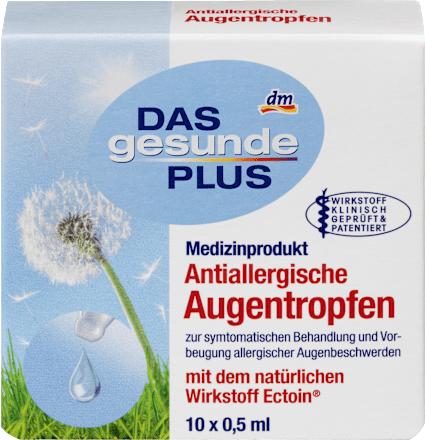 VISIOMAX Antiallergische Augentropfen, 10 Ampullen à 0,5 ml, 5 ml ...
