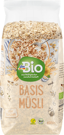 dmBio Müsli, Basis, 600 g dauerhaft günstig online kaufen | dm.de