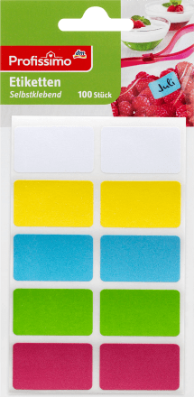 Profissimo Etiketten selbstklebend, 100 St dauerhaft günstig online ...