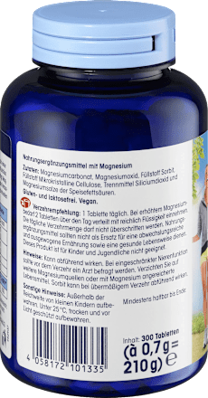 Mivolis Magnesium, Tabletten 300 St., 300 St dauerhaft günstig online ...
