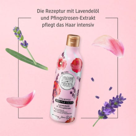 Langhaarmädchen Haarshampoo Purple Care, 300 ml dauerhaft günstig ...