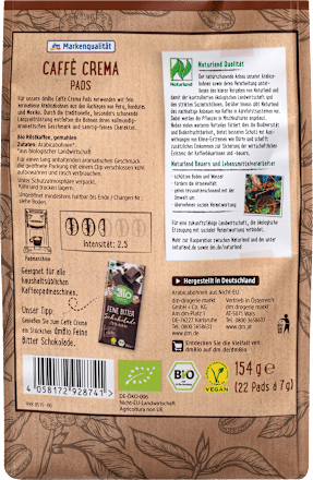 dmBio Caffè BIO cremoso in cialde, 154 g Acquista online a prezzi ...