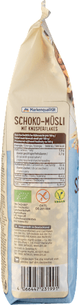 dmBio Bezglutenowe musli czekoladowe z chrupiącymi płatkami, 375 g ...