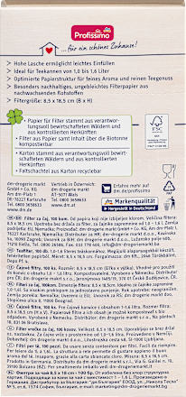 Profissimo Filtri per tè, 100 pz Acquista online a prezzi convenienti ...