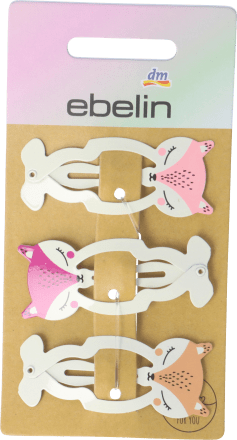 ebelin For Girls Haarspangen bunt im Fuchs-Design, 3 St | dm.at