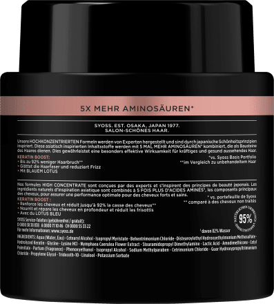 Syoss Haarkur 4in1 Keratin Boost, 500 ml dauerhaft günstig online kaufen | dm.de