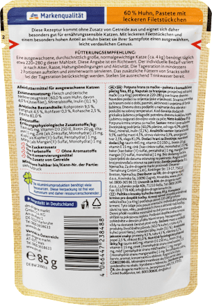 Dein Bestes Naturverliebt kapsička pro kočky paštika s kuřecím masem ...