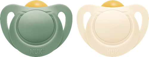 NUK Schnuller for Nature Latex, grün/beige, Gr.1, 0-6 Monate, 2 St dauerhaft günstig online ...