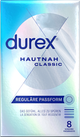 Durex Kondome Hautnah Classic, Breite 56mm, 8 St dauerhaft günstig online kaufen | dm.de