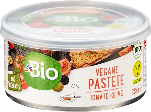dmBio Brotaufstrich, Vegane Pastete Tomate Olive, 125 g dauerhaft günstig online kaufen | dm.de