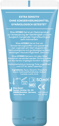 Ritex Hydro Sensitiv Gleitgel, 50 ml dauerhaft günstig online kaufen ...