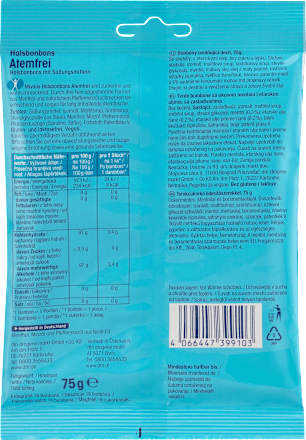 Mivolis Bomboni bez šećera s eteričnim uljima, 75 g | dm.hr