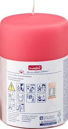 Profissimo Kerze matt pink, 1 St dauerhaft günstig online kaufen | dm.de