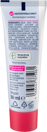 Balea Handcreme Urea Reisegröße, 30 ml dm Dauerpreis: Immergünstig ...