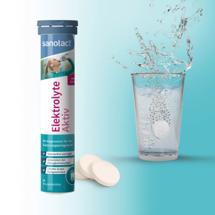 sanotact Elektrolyte Aktiv Brausetabletten 20St, 82 g dauerhaft günstig ...