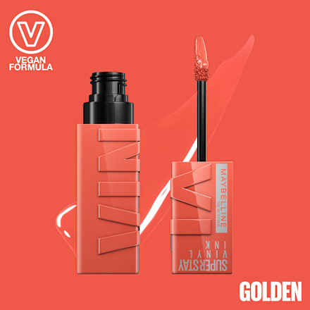 MAYBELLINE NEW YORK rtěnka SuperStay Vinyl Ink 105 Golden, 4,2 ml | dm.cz