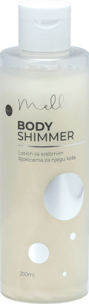 Mello Body Shimmer Silver losion za tijelo, 200 ml | dm-drogeriemarkt.ba