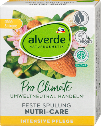 alverde NATURKOSMETIK Pro Climate Feste Spülung Nutri-Care, 60 g | dm.at