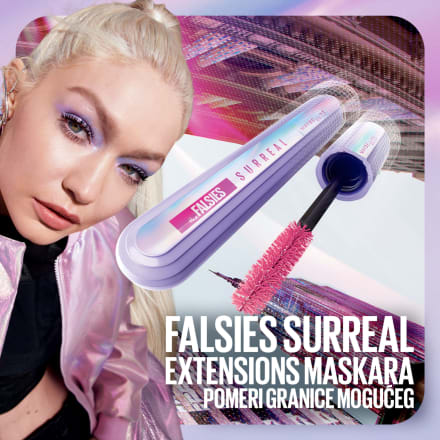 Maybelline New York The Falsies Surreal maskara - 01 Very Back, 10 ml ...