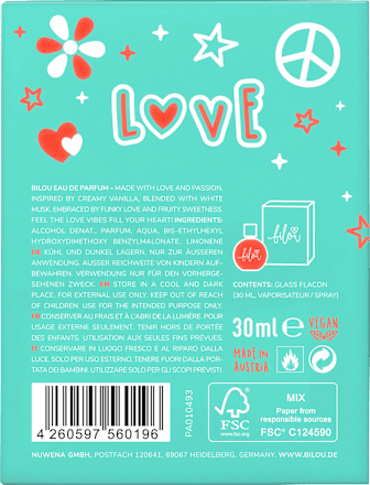 bilou Eau de Parfum Funky Love, 30 ml dm Dauerpreis: Immergünstig ...