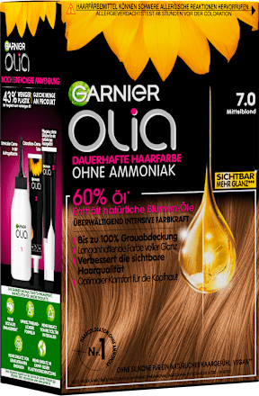 Garnier Olia Haarfarbe 7.0 Mittelblond, 1 St dauerhaft günstig online ...