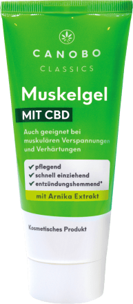 Canobo Muskelgel mit CBD & Arnika Extrakt, 100 ml dauerhaft günstig ...