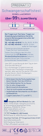 Pregnafix Schwangerschaftstest Schnell und Einfach, 1 St | dm.at