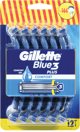 Gillette Brivniki Blue3 Comfort, 12 kos | dm.si