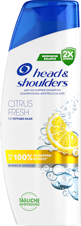 head&shoulders Shampoo Anti-Schuppen Citrus Fresh, 300 ml dauerhaft günstig online kaufen | dm.de