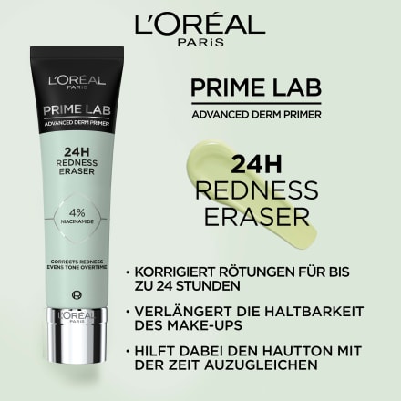 L'ORÉAL PARiS Primer Lab 24h Redness Eraser, 30 ml dauerhaft günstig ...