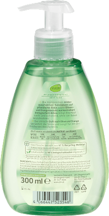alverde NATURKOSMETIK Flüssigseife mit Bio-Olive & Bio Orange, 300 ml ...