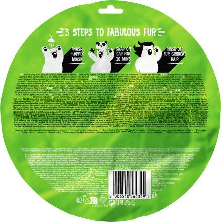 Bear Fruits Bamboo Panda Haarmaske + Haube, 20 ml dm Dauerpreis ...