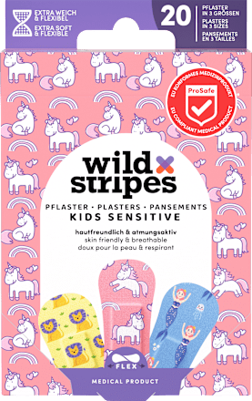 Wild Stripes Pflaster Kids Sensitive Fantasy, 20 St dauerhaft günstig ...