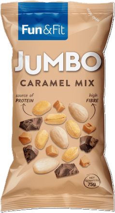 Fun&Fit JUMBO CARAMEL MIX, 75 g | dm.rs