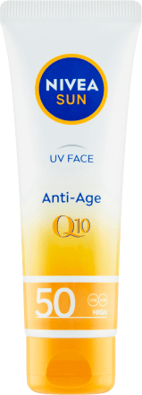 NIVEA SUN ANTI-AGE Q10 krema za lice za zaštitu od sunca, SPF 50, 50 ml uvek povoljna online ...