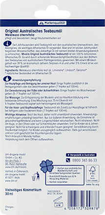 Mivolis Ausztrál teafaolaj, 30 ml | dm.hu