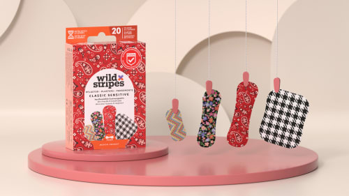 Wild Stripes Pflaster Classic Sensitive Fashion, 20 St dauerhaft ...