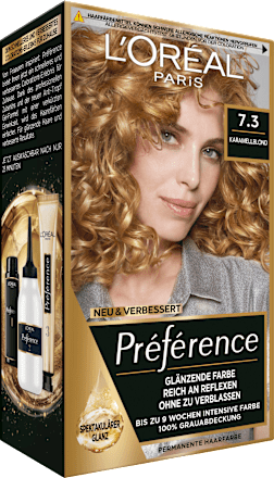 L'ORÉAL PARIS PRÉFÉRENCE Haarfarbe 7.3 Florida Karamellblond, 1 St ...