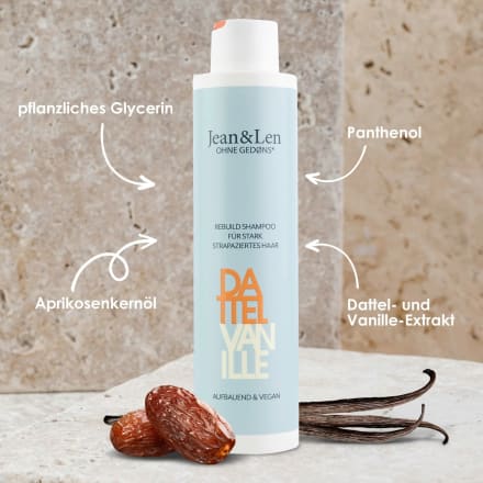 Jean&Len Shampoo Repair Dattel & Vanille, 300 ml dauerhaft günstig ...