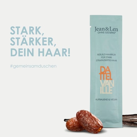 Jean&Len Haarkur Repair Dattel & Vanille Sachet, 20 ml dauerhaft ...