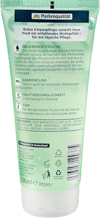 Balea Body Gel Aloe Vera, 200 ml dauerhaft günstig online kaufen | dm.de
