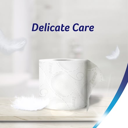 ZEWA Toalettpapír Deluxe Delicate Care 16 tekercs 3 rétegű, 2 400 lap | dm.hu