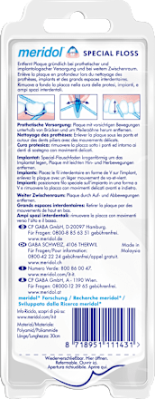 meridol Zahnseide Spezial, 50 St | dm.at